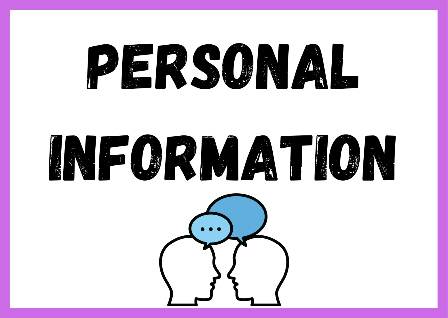 PERSONAL INFORMATION - Arche English